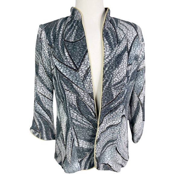 Alex Evenings | Jackets & Coats | Alex Evenings Black And White ...